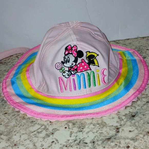 Disney | Accessories | Disney Minnie Mouse Reversible Infant Sun Hat ...